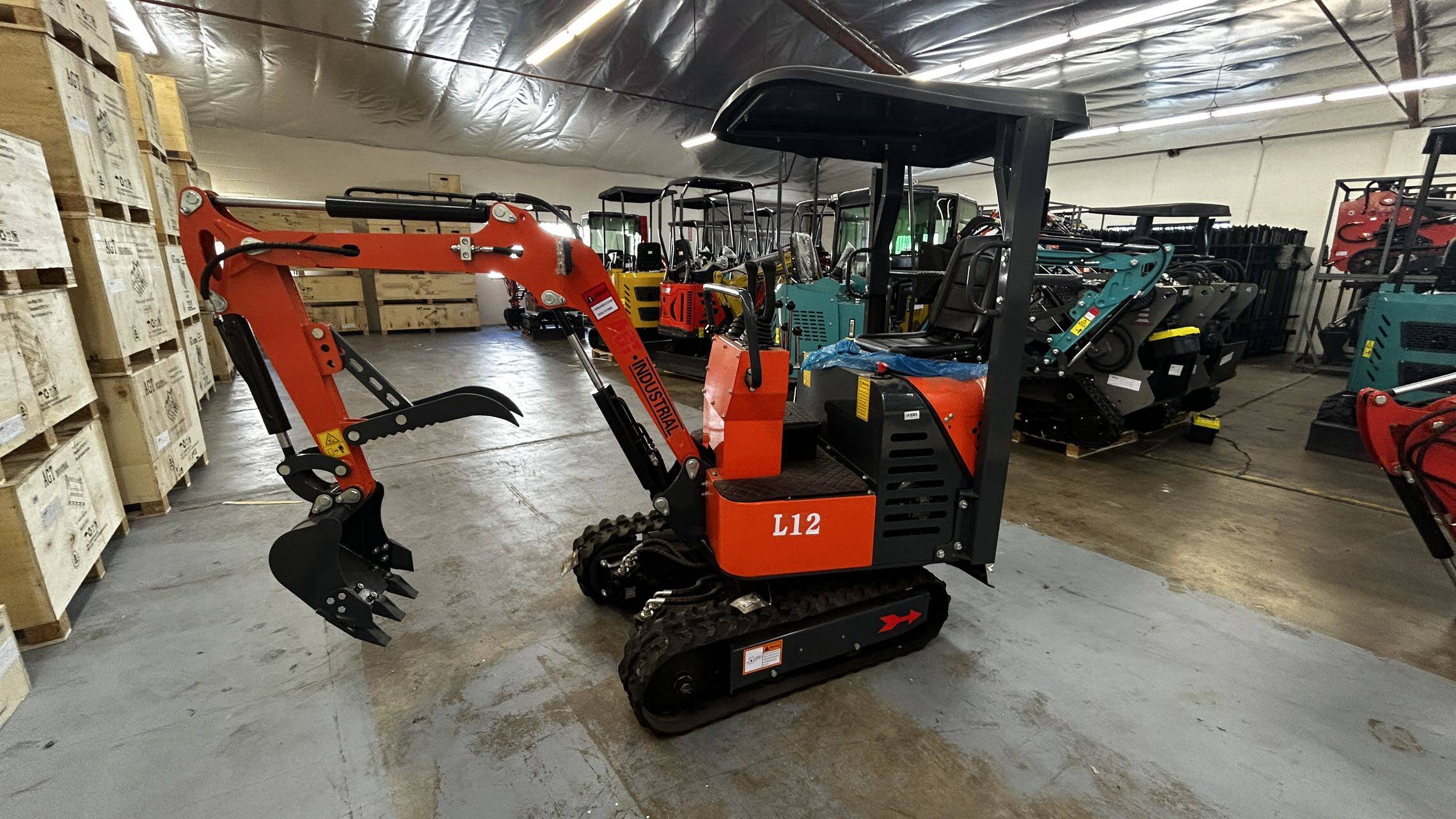 AGT&CFG Industrial Mini Excavator Mini Skid Steer Attachment H12 QH12 ...